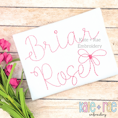 Preppy Bean Stitch Embroidery Font – Kate + Rae Designs
