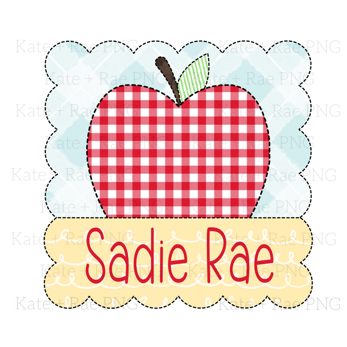 Applique Faux Applique without Name Plate – Kate + Rae Designs
