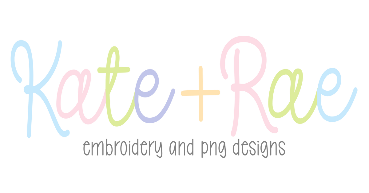 Embroidery New Arrivals – Kate + Rae Designs