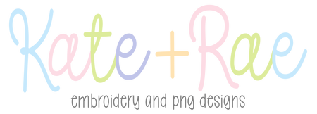 Embroidery New Arrivals – Kate + Rae Designs