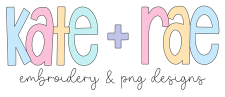 Kinley Bow Satin Stitch Applique Embroidery Design – Kate + Rae Designs
